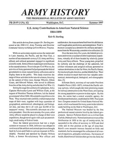 Army History Magazine
