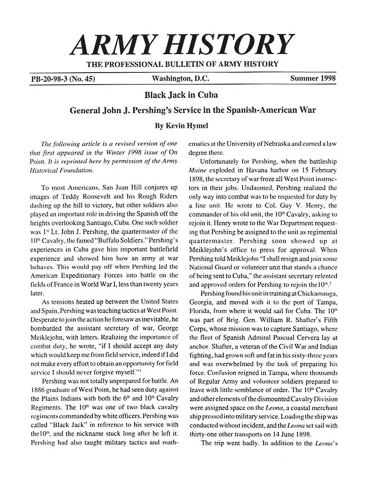 Army History Magazine
