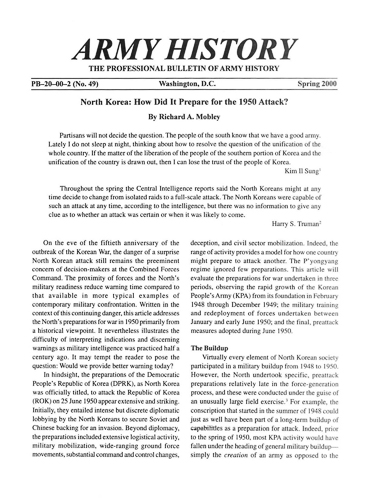 Army History Magazine
