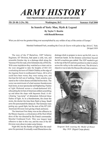 Army History Magazine