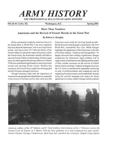 Army History Magazine