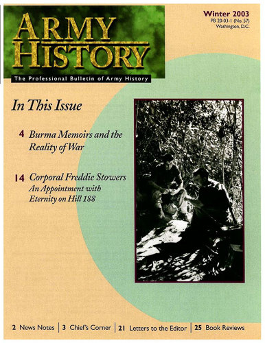 Army History Magazine