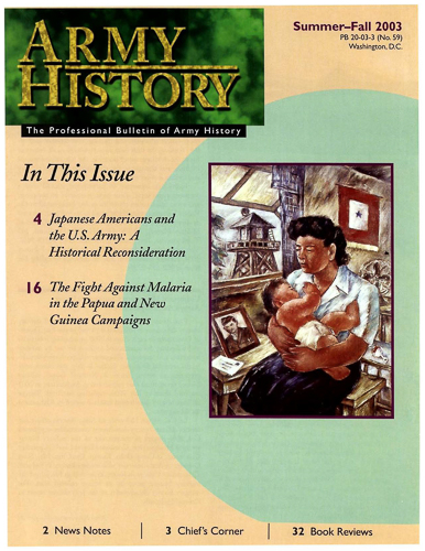 Army History Magazine