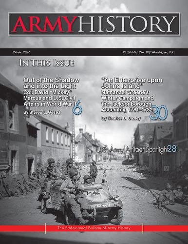 Army History Magazine