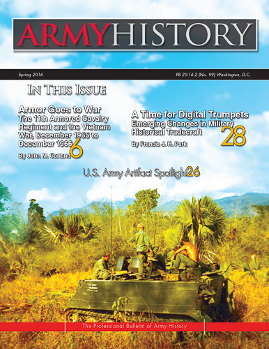 Army History Magazine