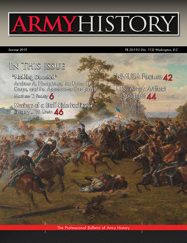 Army History Magazine